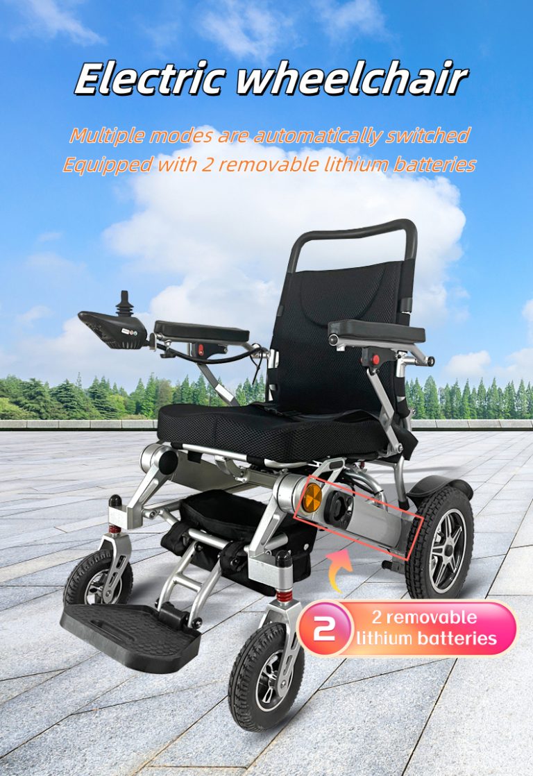 Remote Control Folding Reclining Electric Wheelchair - Enace